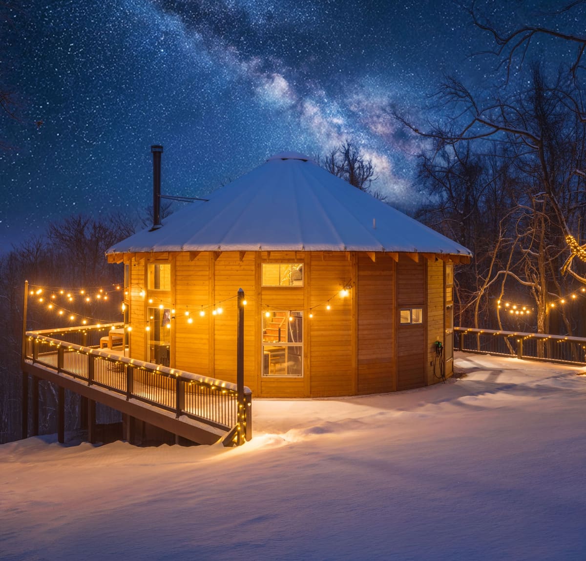 Shenandoah Yurt - Luxury Cabin Rental in Virginia